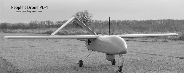 Trial flight of UAV created by People's Project - People’s Project.com